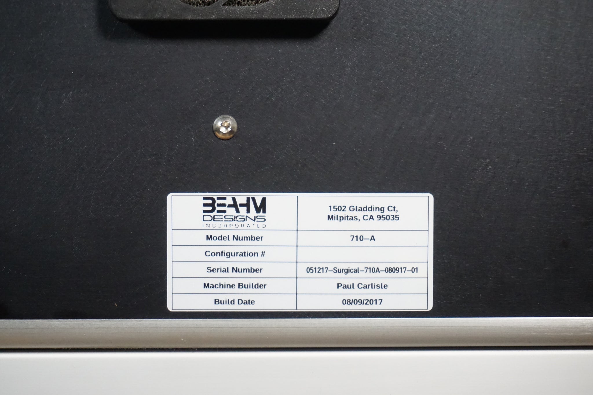 Beahm Designs Horizontal Laminator 710-A – Karp Medical